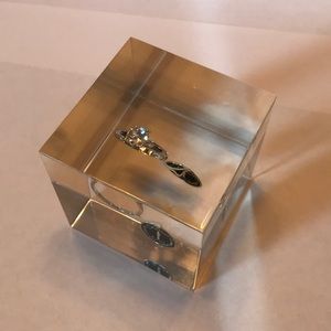 Accents | Famor Diamond Ring Paperweight 2x2 Cube | Poshmark